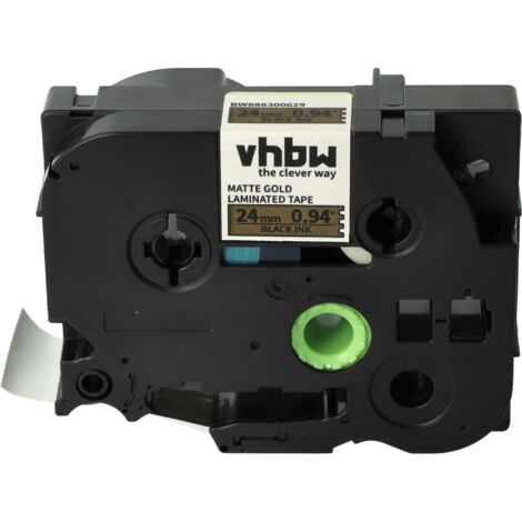 vhbw 1x Label Tape compatible with Brother PT PT-9700 PC, PT-9400, PT ...
