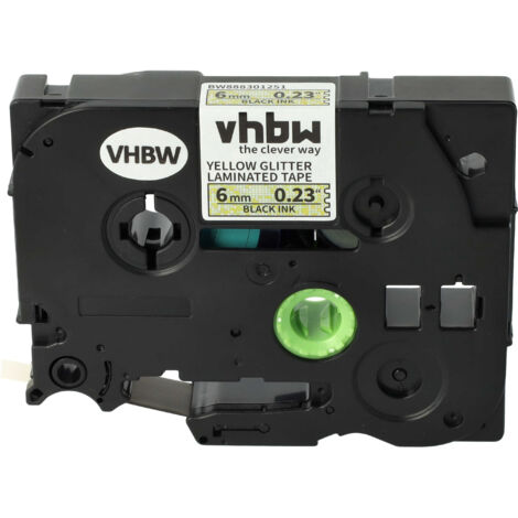 vhbw Label Tape compatible with Brother PT 2480, 2470, 2460, 2450, 2400 ...