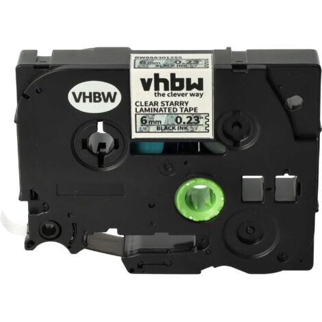 vhbw Label Tape compatible with Brother PT 1250, 1230PC, 1200P, 1200 ...