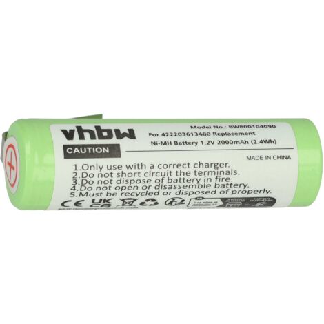 vhbw Replacement Battery compatible with Remington R-6130, R-650s, R ...