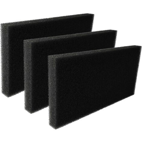 vhbw 3x foam filter compatible with Gorenje D7462, D 7462, D7465 A++, D ...