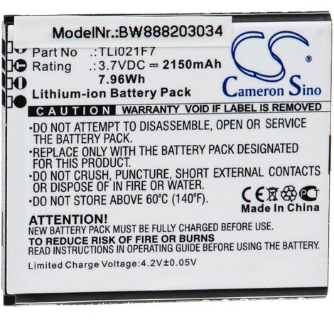 vhbw Replacement Battery compatible with EE Mini 2 4G LTE Mobile Router ...