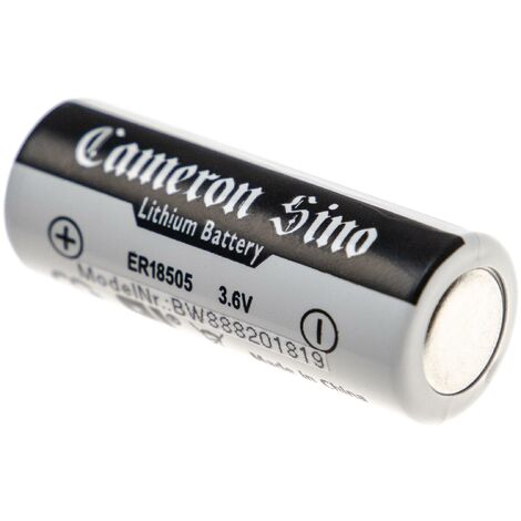 vhbw Lithium ER18505 Round Cell Battery - Primary Battery (4000mAh, 3 ...