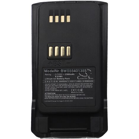 vhbw Battery compatible with TETRA CASSIDIAN THR9 Radio, Walkie-Talkie ...