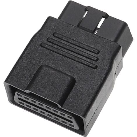 vhbw OBD Adapter 16 Pin Standard Plug to 16 Pin Standard Socket for Car, Lorry - OBD2 Connector ...