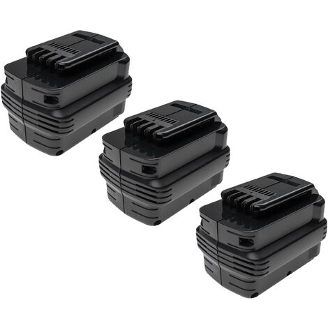 EXTENSILO 3x Battery compatible with Dewalt DW006KH, DW007, DW007KH ...