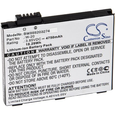 vhbw Battery Replacement for Netgear 308-10094-01, W-20 for Mobile ...