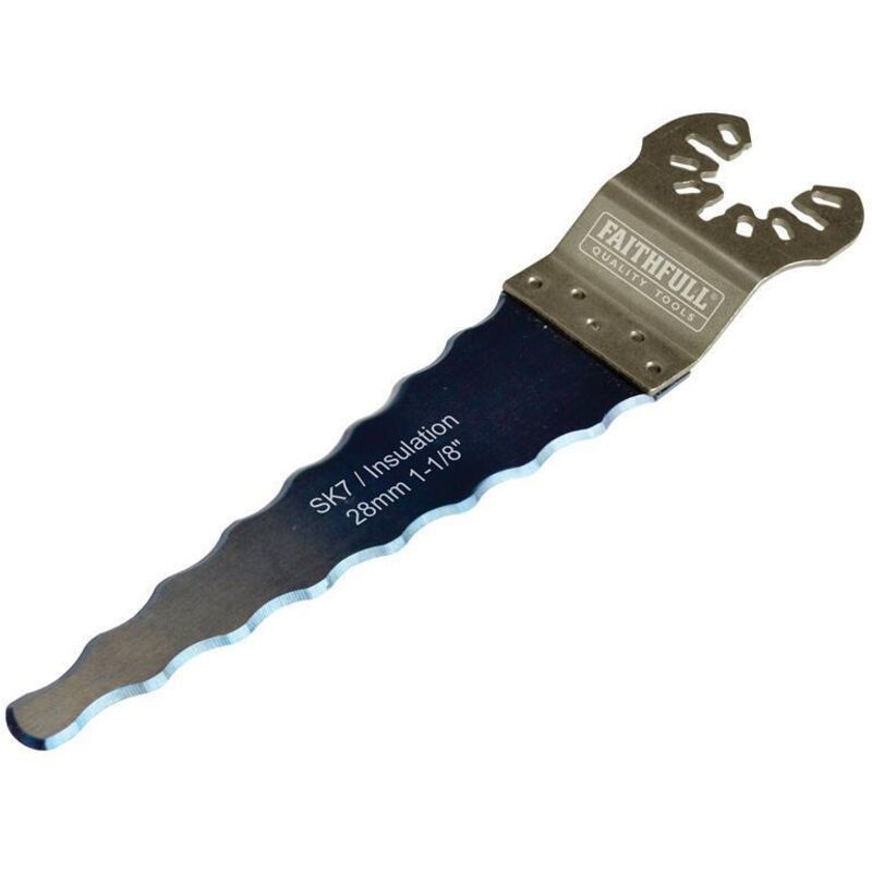 Faithfull Multi Tool Insulation Foam Wavy Edge Cutting Blade 100mm ...