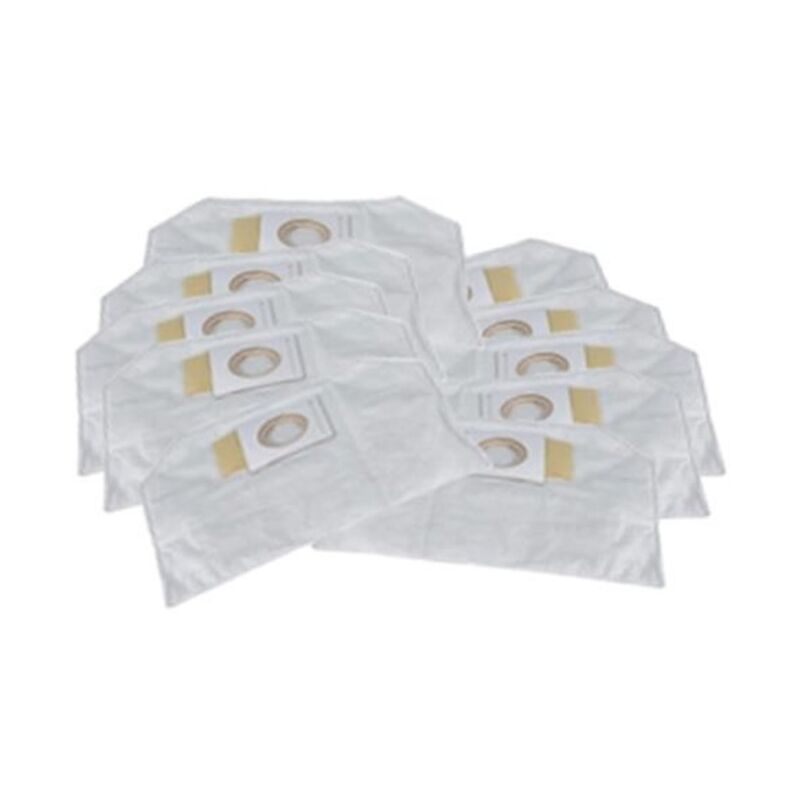 Makita 197903-8 MAKVAC Fleece Filter Bags for DVC260 Backpack Vacuum 10 ...