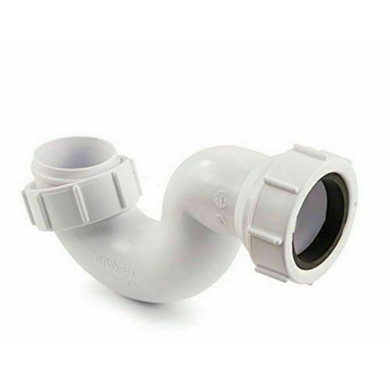Polypipe WT58 40mm Low Profile Bath Trap with 20mm seal