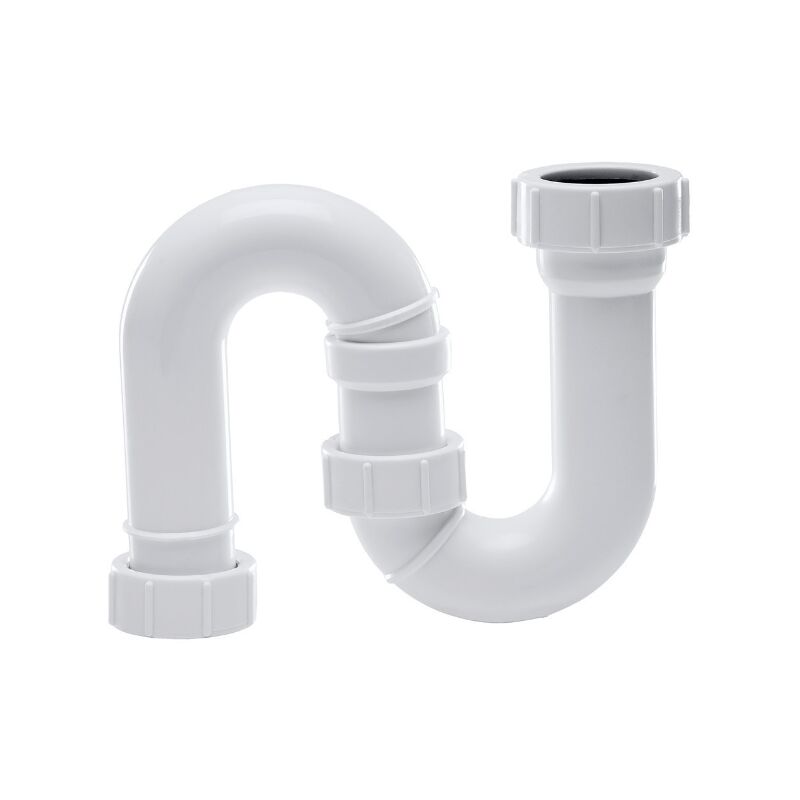 Polypipe 40mm S Trap Tubular Swivel Bathroom Basin Kitchen Sink Waste