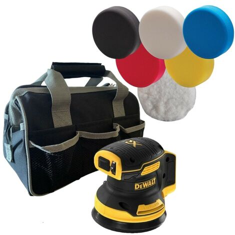 Dewalt DCW210N Cordless Brushless 18v XR Orbital Sander 125mm Polish ...