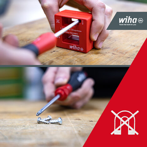 Wiha Magnetizer/demagnetizer I magnetizing/demagnetizing screwdrivers ...