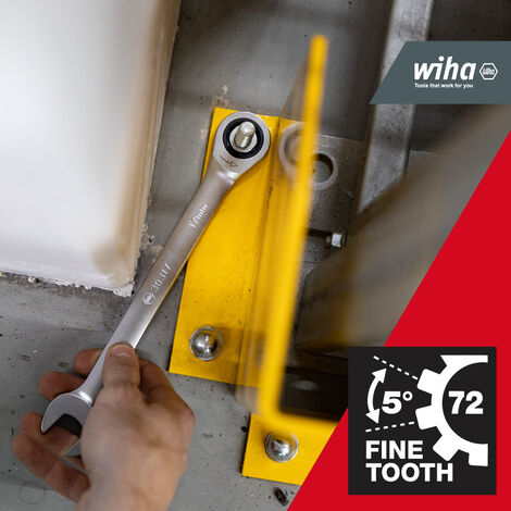 Wiha ring ratchet open-end spanner set 12 pcs. incl. holder I Ring ...