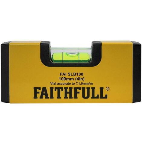 Faithfull Magnetic Mini Level 100mm FAISLB100