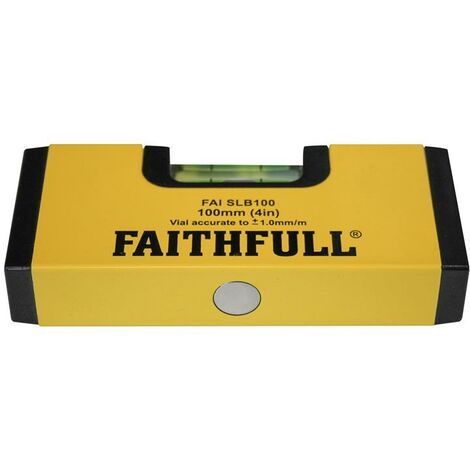 Faithfull Magnetic Mini Level 100mm FAISLB100
