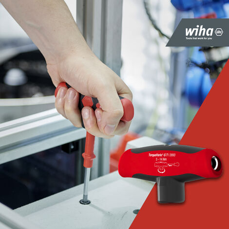 Wiha torque screwdriver with T-handle set TorqueVario-S , 12 pcs. I ...