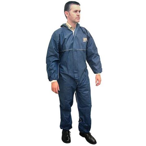 Scan 2523 LARGE Disposable Overall Navy L (39-42in) SCAWWDOL