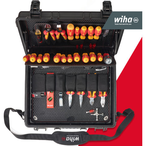 Wiha Competence XL Electrician Tool Kit, 82 Piece (Inc. Case)