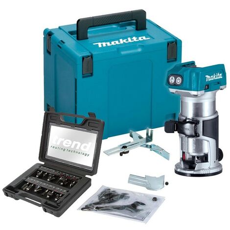 Makita DRT50ZJ 18V LXT Cordless Brushless Laminate Router Trimmer ...