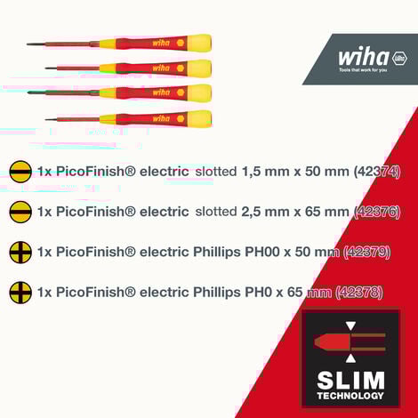 Wiha Tool set basic electrician's equipment 18 part I belt pouch I for ...