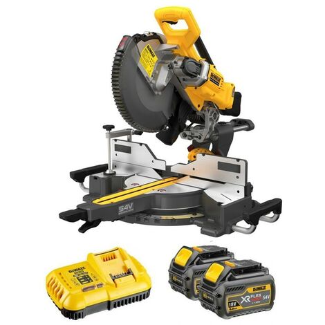 Dewalt DCS781N XR FlexVolt Cordless Mitre Saw 305mm 54V Brushless 2 x 6 ...