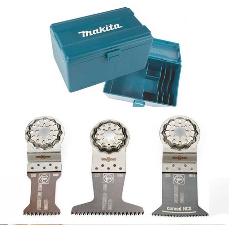 Fein Makita Starlock E-Cut Saw Blade 3PC Multi Tool Set Wood Combo ...