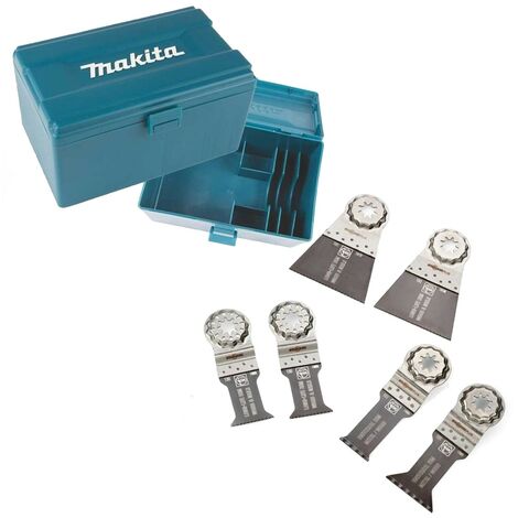 Fein Makita Starlock Saw Blade 6PC Multi Tool E-Cut Metal Wood Saw ...