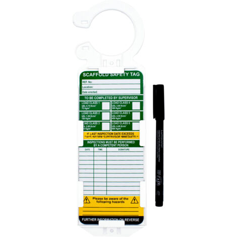 Scan TG01KIT Scaffold Tag Kit SCASCAFTAGS