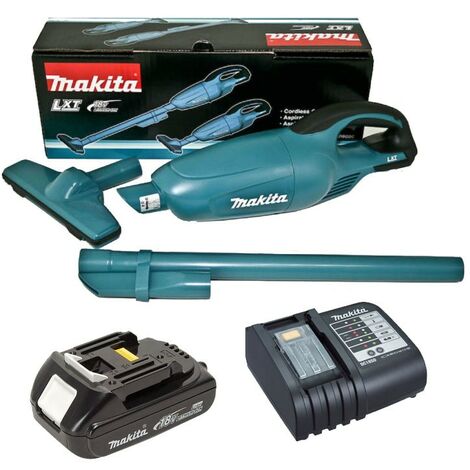 Makita 18v LXT Cordless Stick Vacuum Cleaner Cyclone Vac+ 2 Battery ...