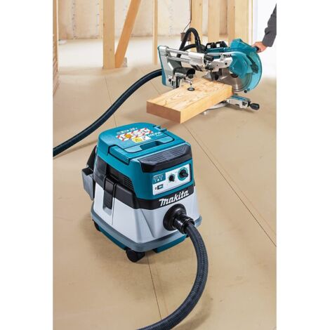 Makita DVC867LZX4 Twin 18v / 36v Brushless L-Class Dust Extractor LXT ...