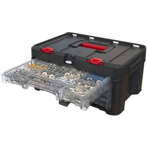 Keter Roc 253380 Stack N Roll 3-Set Tool Box Case Organiser KETSNR3ORG