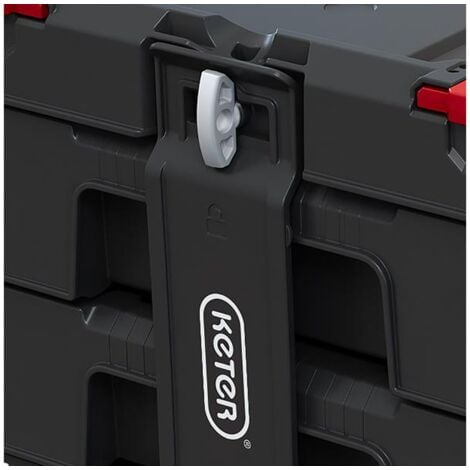 Keter Roc 253384 Stack N Roll 2-Drawer Tool Box Case Unit KETSNR2DU