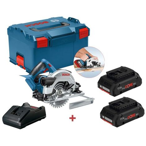 Bosch 18v GKS 18V-57 G 165mm Cordless Circular Saw Guide Rail + LBoxx ...