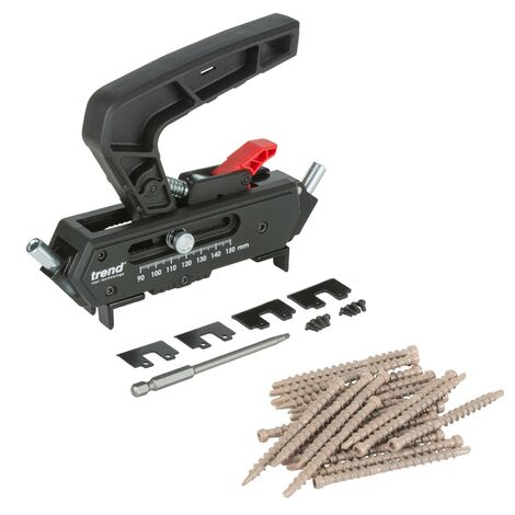 Trend DK/JIG Decking Jig Deck Fitting Clamp Spacer Tool + 750 Concealed ...