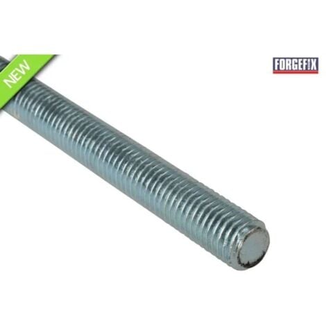 ForgeFix MEMROD20 Threaded Rod Zinc Plated M20 x 1m Single FORROD20N