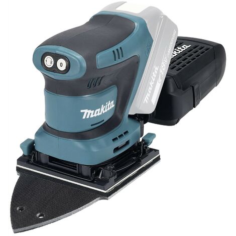 Makita DBO480RFJ 18v LXT 1/4 Sheet Cordless Palm Detail Sander + Delta ...