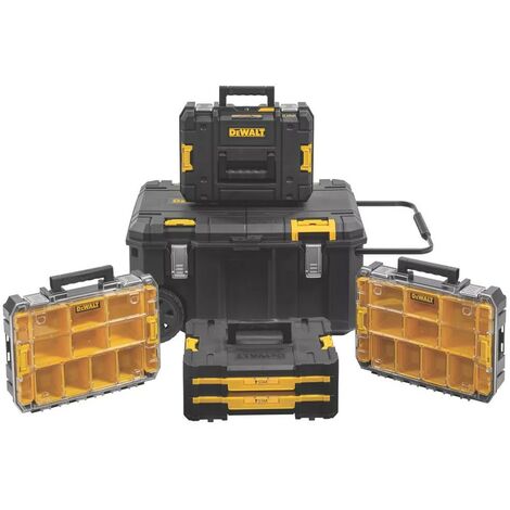 Dewalt DWST60809-1 5PC TSTAK Rolling Job Chest Toolchest Tool Box Stackable