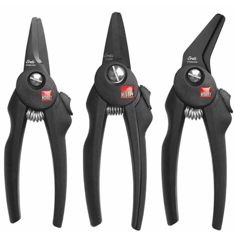 Bessey Black Snips Multi-Purpose Cutters Angled Combi Mini Snips ...