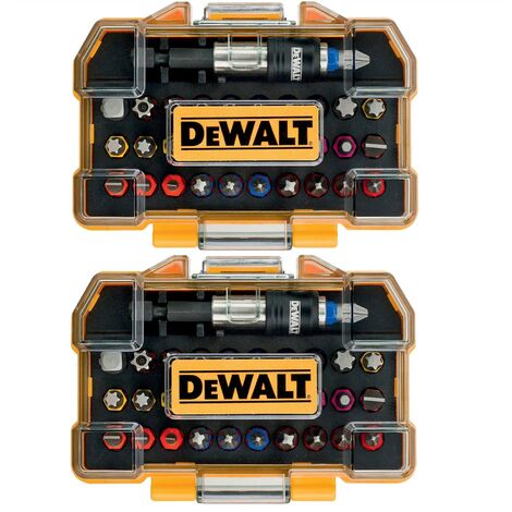 DeWalt 64 Piece Professional Screwdriver Bit Set + Magnetic Holder ...