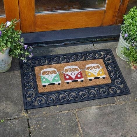 Smart Garden Rubber Easy Change Mat & VanFest Camper Van Insert Coir ...