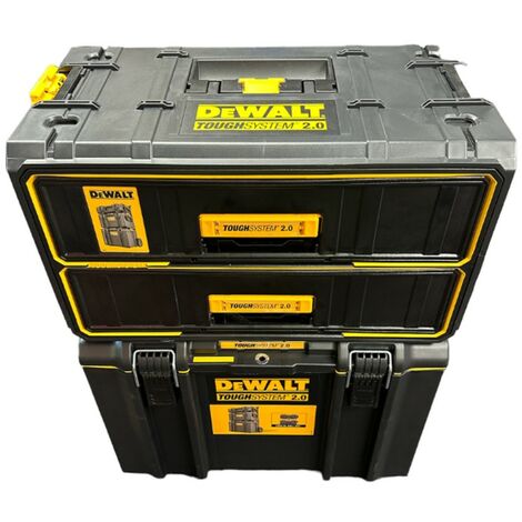 Dewalt Toughsystem Box DWST83295-1 Mobile Storage Box Trolley 2 Piece Set