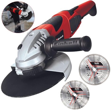 Einhell TE-AG230 Angle Grinder 9"" 230mm 2000W 240V TE-AG Soft Start + 2 x Blades