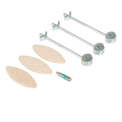 Trend ZIPBOLT ZIP/20/100/3 15mm Kitchen Fitters Worktop Connector ...