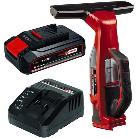 Einhell BRILLIANTO 18v Cordless Window Cleaner Vacuum Power X-Change +2 ...