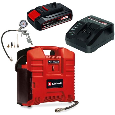 Einhell Power X-Change 18v Cordless Portable Compressor TE-AC + 2.5AH Kit