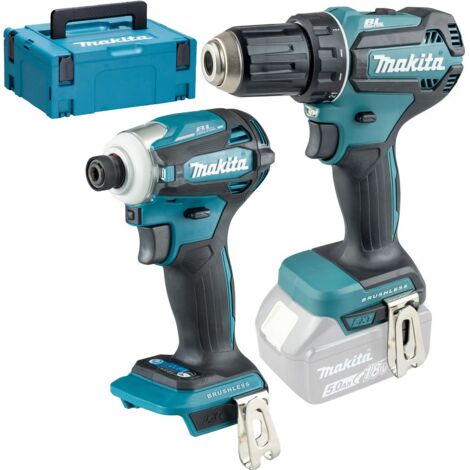 Makita 18V LXT Brushless Kit - DDF485 Drill Driver DTD172Z Impact ...