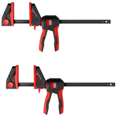 x2 Bessey EZ360-30 Rotating Handle Swivel One-Handed 360 Clamps 300mm EZ360