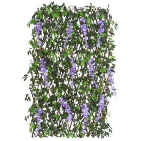 Smart Garden 90cm x 180cm Expanding Wisteria Leaf Trellis Wheelie Bin ...