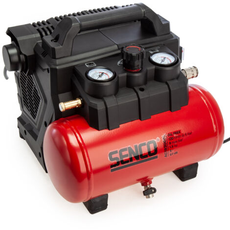 SENCO AC19306BL 6L Low Noise 67dB Portable Air Compressor Oil Free 1 ...